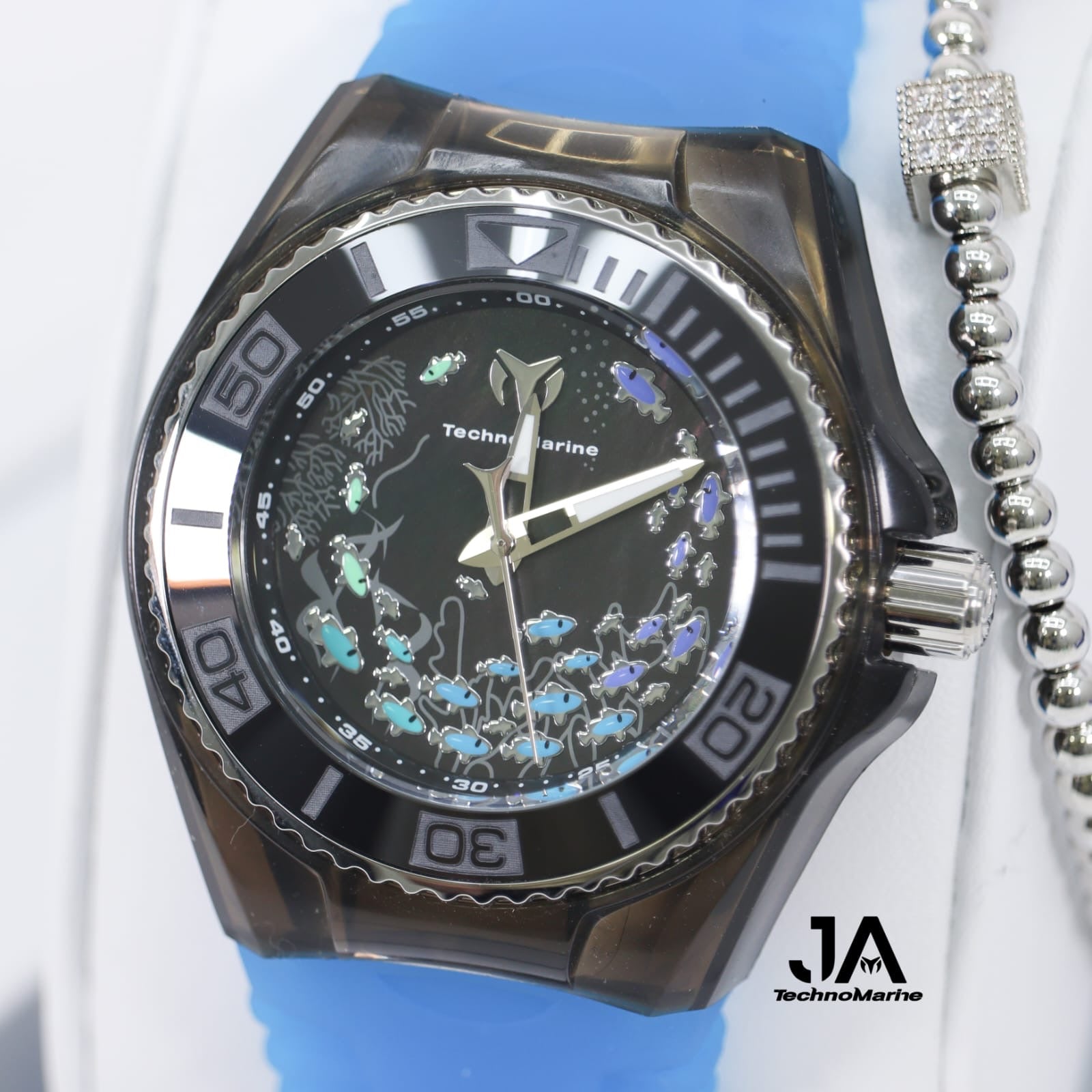 Technomarine Women's Cruise Dream Quartz Watch, Black Blue – J & A Technomarine y Accesorios